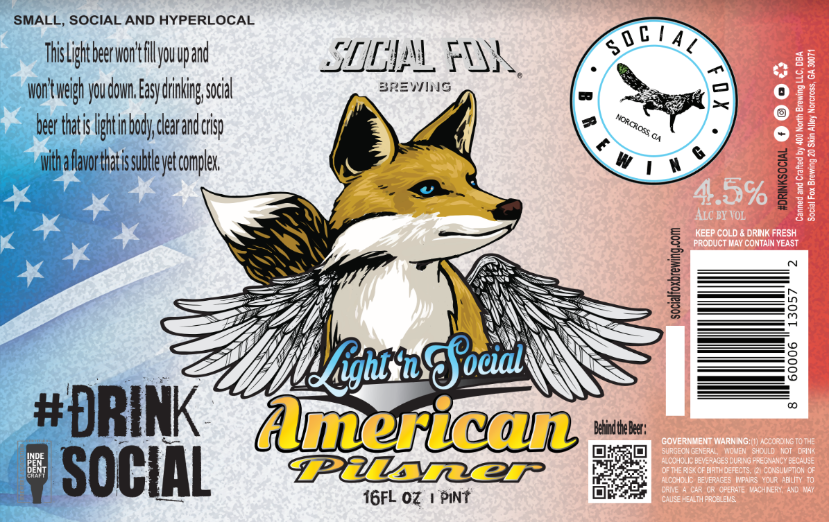 Our Beers - Social Fox Brewing & Distillery | Norcross | Peachtree Corners